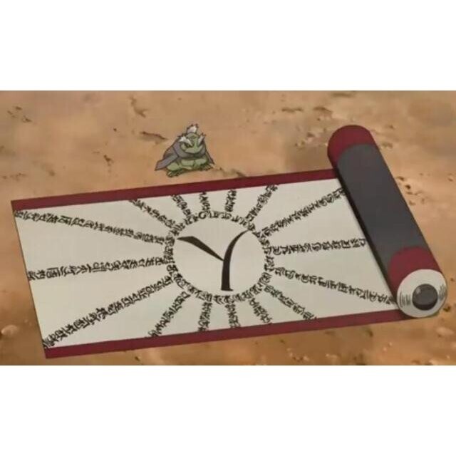 Naruto Uzumaki Sage Mode Summoning Scroll Cosplay Prop on OnBuy