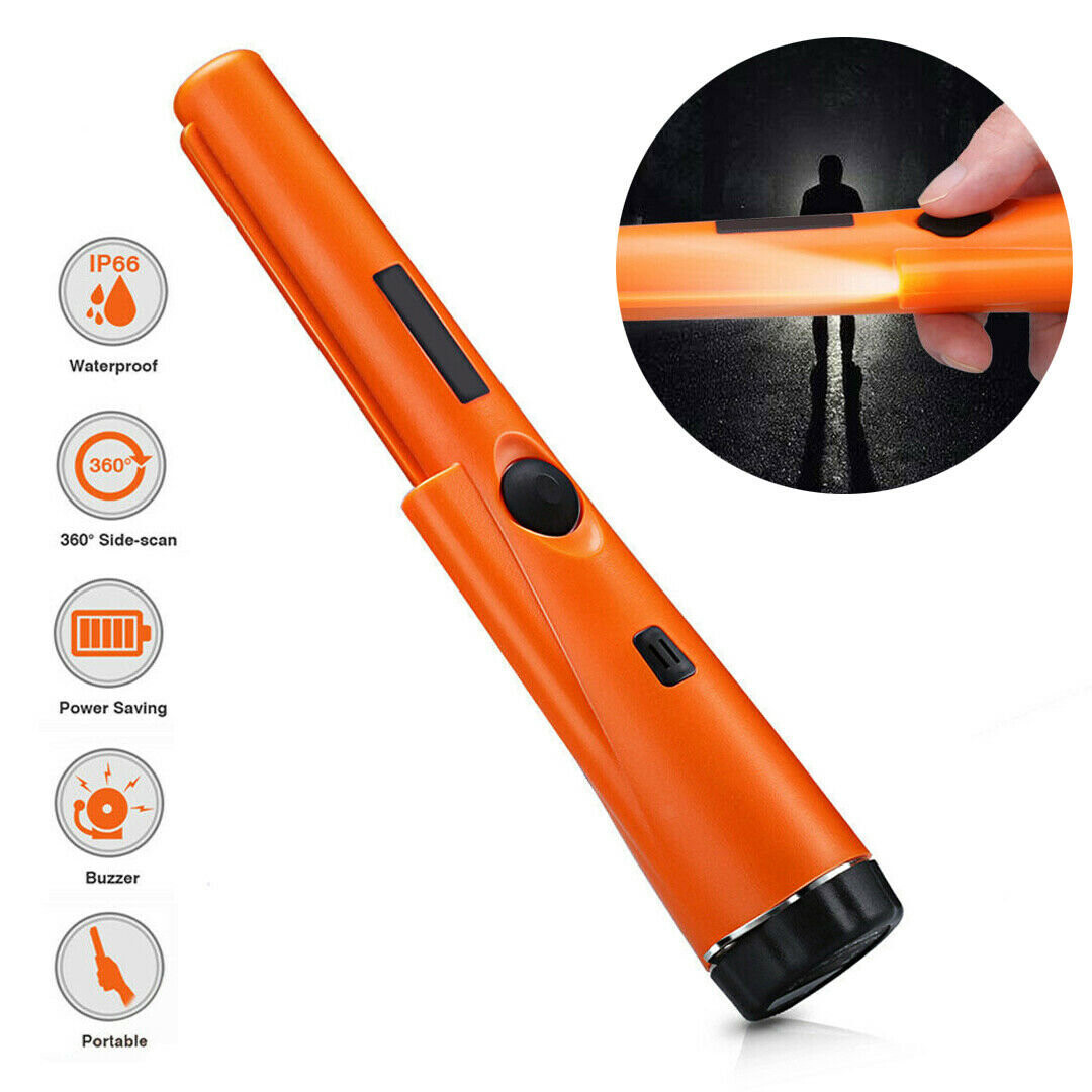 HandHeld Pin Pointer Pinpoint Metal Detector Waterproof Gold Pinpointer ...