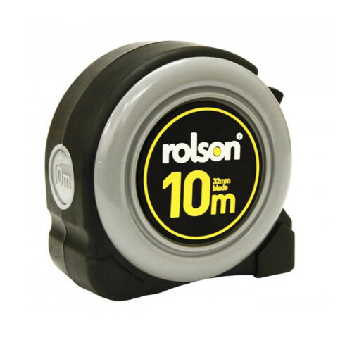 Tape Measure 10M 32Ft Lockable Hard Wearing Measure 10m x 32mm Rolson ...