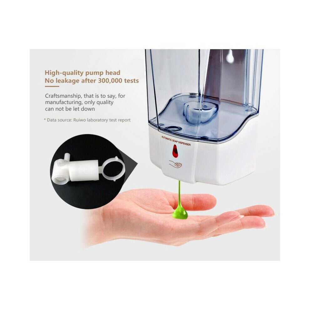 700ml Wall Mounted Automatic Soap Dispenser on OnBuy