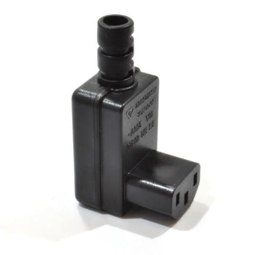 kenable Rewireable IEC Right Angle C13 Inline Socket Adapter Plug 10A 250V on OnBuy