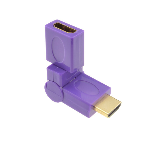 kenable HDMI 360 Degree Bend Multi Angle Rotating Socket to Plug ...