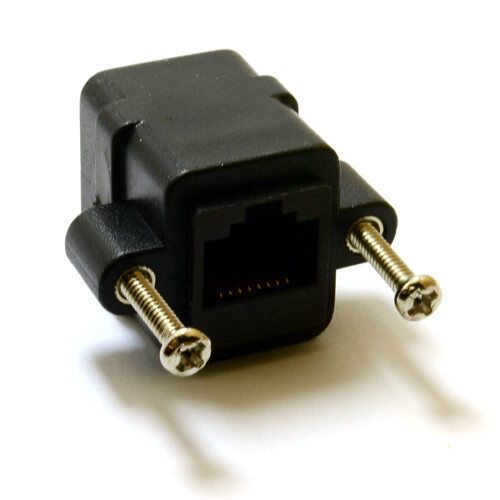 kenable RJ45 Panel Mount Cat 5e 10 100mbps Ethernet Cable Sockets ...