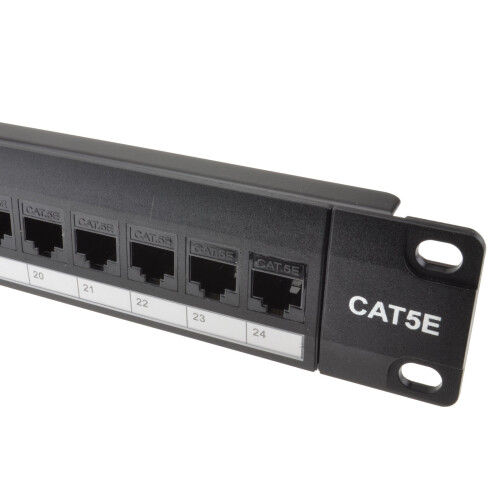 kenable 24 Port RJ45 CAT5e In Line Through Coupler Patch Panel with ...