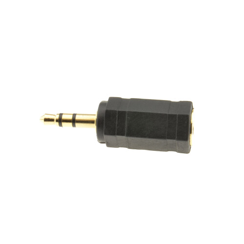 kenable 2.5mm Stereo Socket to 3.5mm Stereo Jack Plug Adapter Gold ...