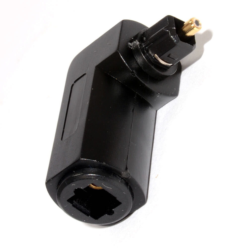 kenable Optical Socket to Rotating Right Angled Plug TOS TOSLink ...