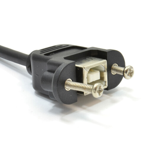 kenable USB B Type Female Socket to USB A Type Female Socket Panel ...