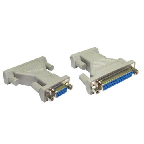kenable 9 Pin Serial Female to 25 Pin Serial Female Adapter Converter ...