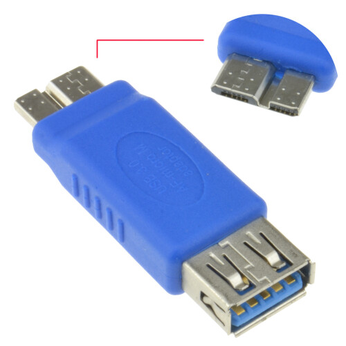 kenable USB 3.0 SuperSpeed A Female to Micro B Male 10 pin Adapter on OnBuy