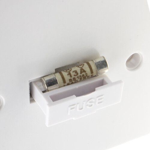 kenable General British 13A Faceplate Unswitched Fused Spur Connection ...
