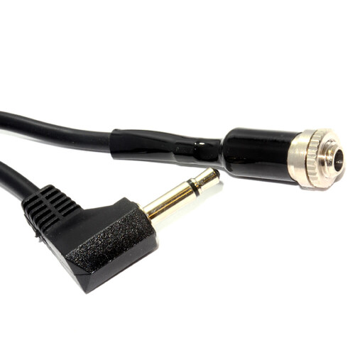 kenable 3.5mm MONO Chassis Panel Mount Socket to Right Angle Jack Cable ...