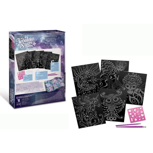Nebulous Stars Scratch and Sketch Art Kit on OnBuy