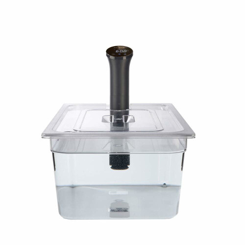 Sous Vide Tools Container Polycarbonate with Custom Cut lid To Suit The ...