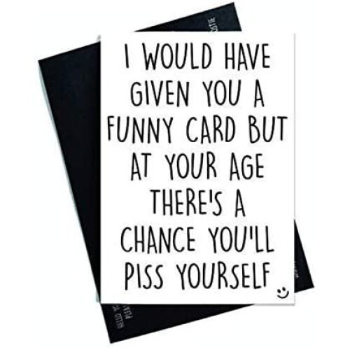 Funny Cards Rude Birthday Card 40th 50th 60th 70th Sister Mum Greeting ...