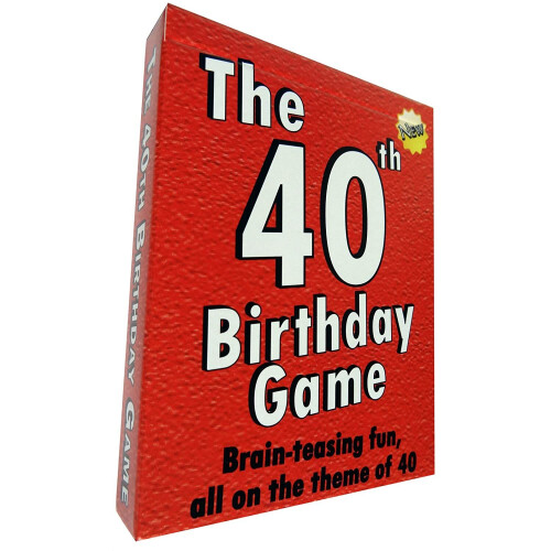 The 40th Birthday Game - amusing little gift or present idea for anyone ...