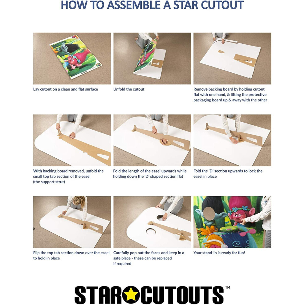 STAR CUTOUTS STSC821 Offical Lifesize Cardboard Cutout Party Decoration ...