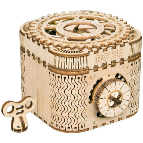ROKR 3D Wooden Puzzle Treasure Box - Model Kits For Adult - Puzzle Box ...