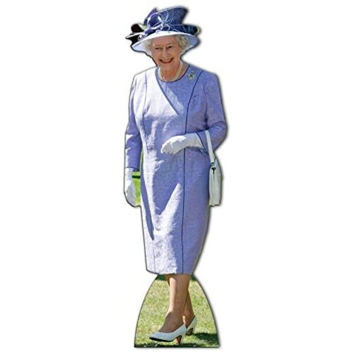 Star Cutouts Cut Out of Queen Elizabeth II Lilac Dress on OnBuy