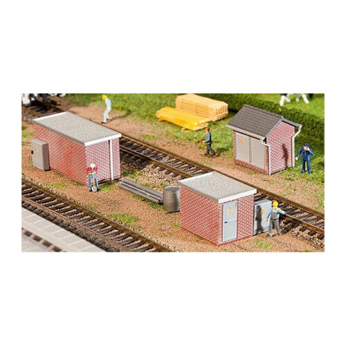 FALLER Brick Transformer Buildings (3) IV HO Gauge 120239 on OnBuy