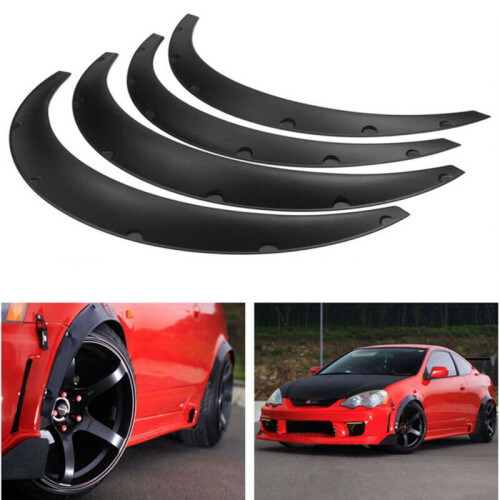 4pcs Universal Widened JDM Fender Flares Wheel Arch ABS Car Fittings on OnBuy