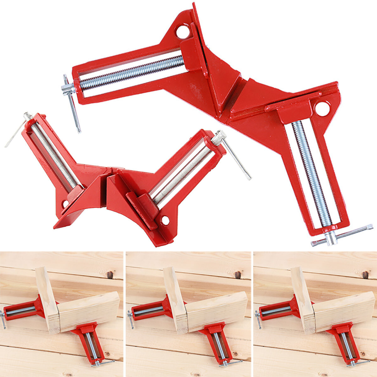 (1PCS/Set) Mitre Corner Clamps Picture Frame Holder Woodwork 90¡ã Right ...