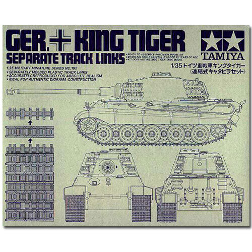 TAMIYA 35165 King Tiger Track Links 1:35 Military Model Kit on OnBuy