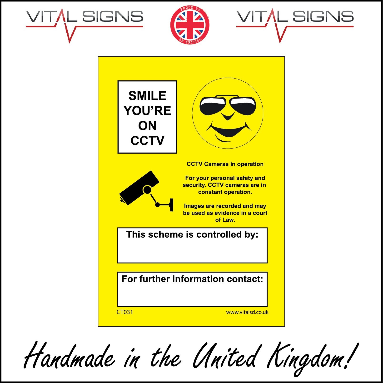 (150 x 200mm - 6 x 8, Sticker / Sav - White Background) CT031 Smile You ...