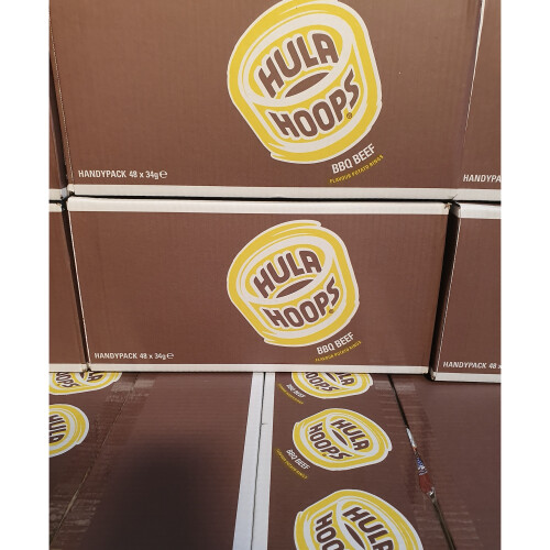 hula hoops bbq beef 34g Full Case Of 48 Bags YES 48! on OnBuy