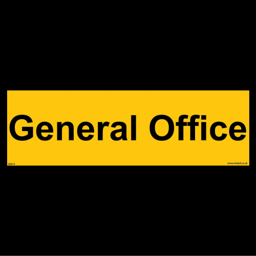 (300 x 100mm - 12 x 4, Dibond / Composite Aluminium) GE015 General ...