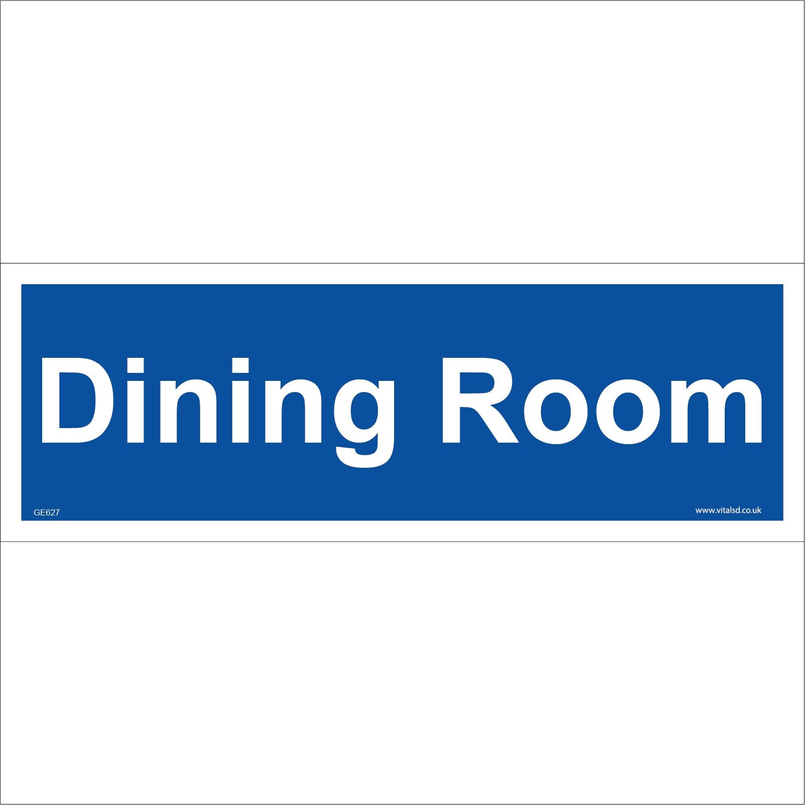 (300 x 100mm - 12 x 4, Sticker / Sav - White Background) GE627 Dining Room SIGN Door Plaque food ...