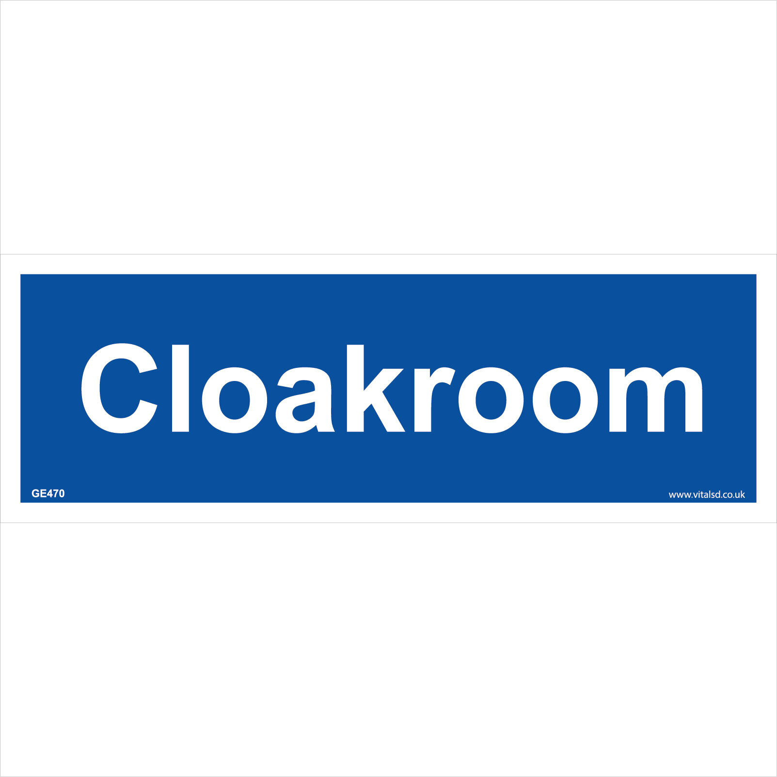 (450 x 150mm - 18 x 6, Sticker / Sav - White Background) GE470 ...