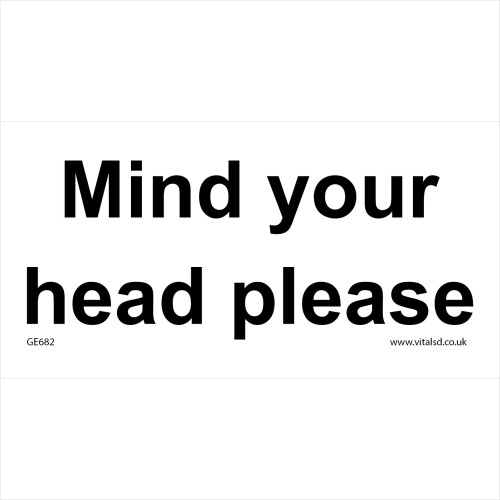 (600 x 300mm - 24 x 12, Sticker / Sav - White Background) GE682 Mind ...