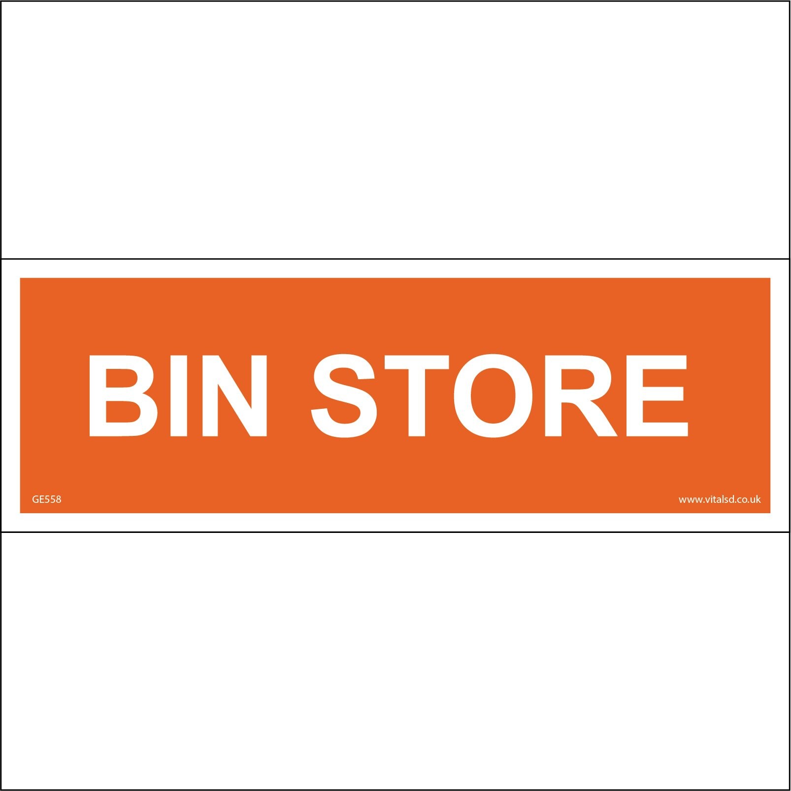 (450 x 150mm - 18 x 6, 3mm Standard Foamex Foamboard) GE558 Bin Store ...