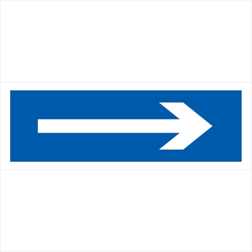 (150 x 50mm - 6 x 2, 1mm Pvc Foamex) GE041 Arrow Right left up down ...