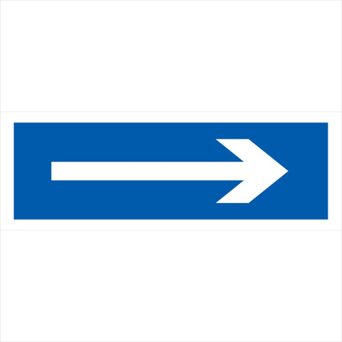 (300 x 100mm - 12 x 4, Magnetic - Vehicle Grade) GE041 Arrow Right left ...