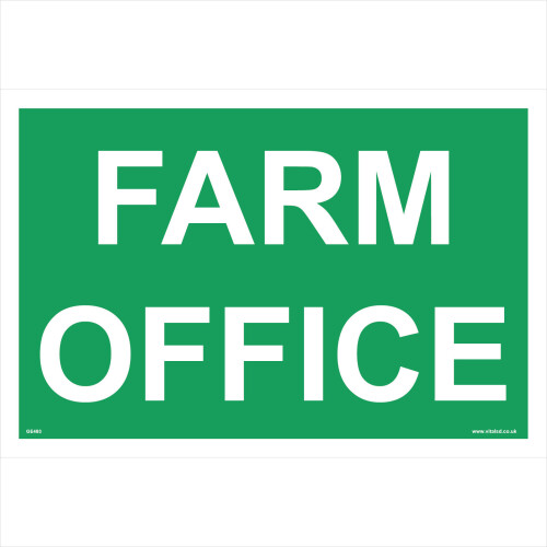 (300 x 200mm - 12 x 8, 1mm Pvc Foamex) GE483 Farm Office SIGN stables ...