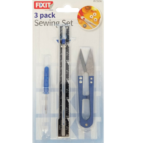 3 PC Sewing Set Thread Cutter Seam Ripper Unpicker Stitch Scissors ...