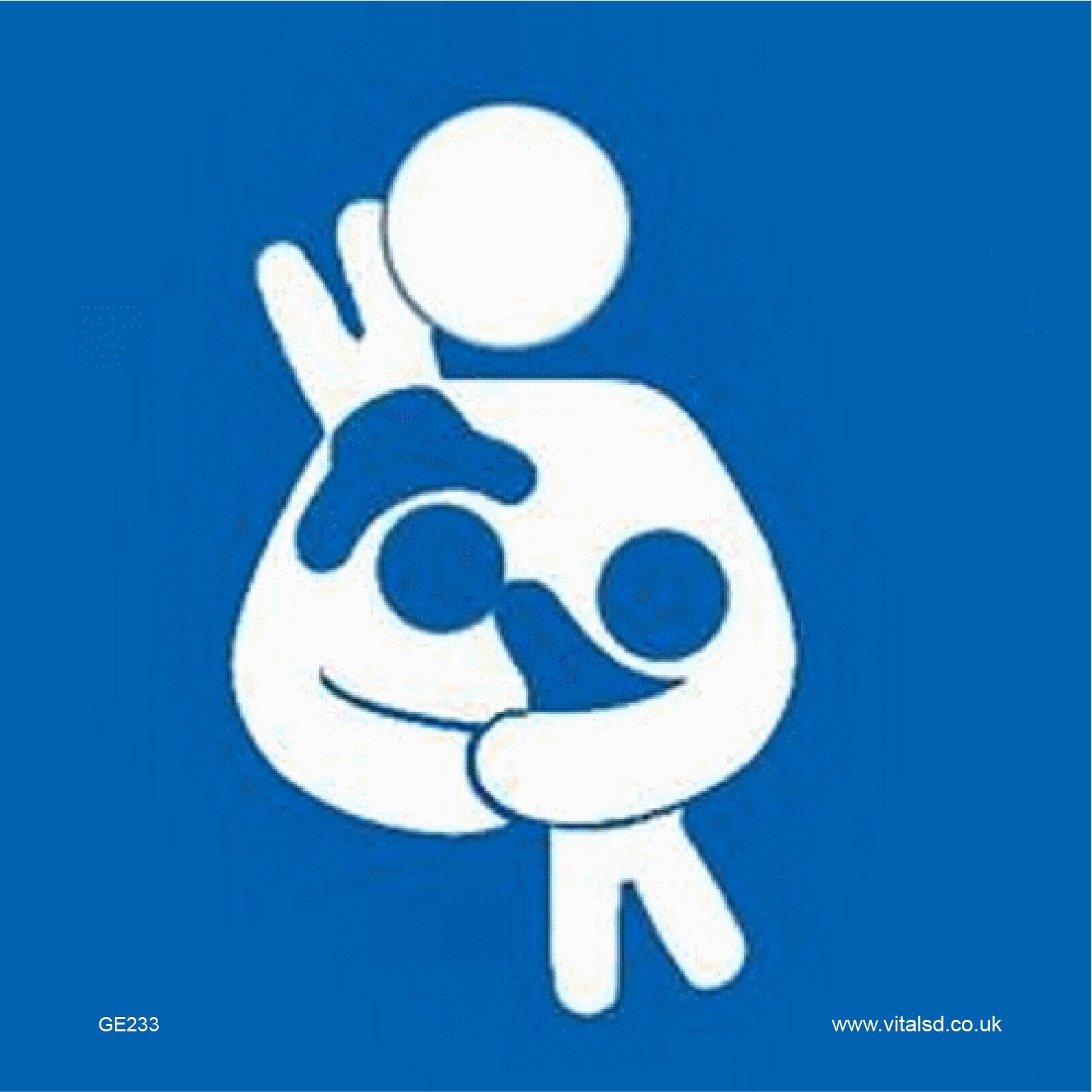 (300 x 300mm - 12 x 12, Sticker / Sav - White Background) GE233 ...