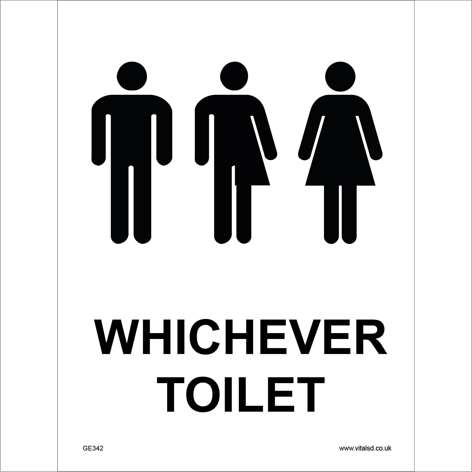 (150 x 200mm - 6 x 8, Sticker / Sav - White Background) GE342 Whichever ...