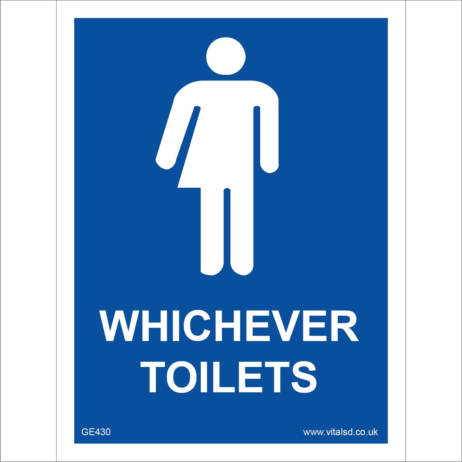 (150 x 200mm - 6 x 8, Sticker / Sav - White Background) GE430 Whichever ...