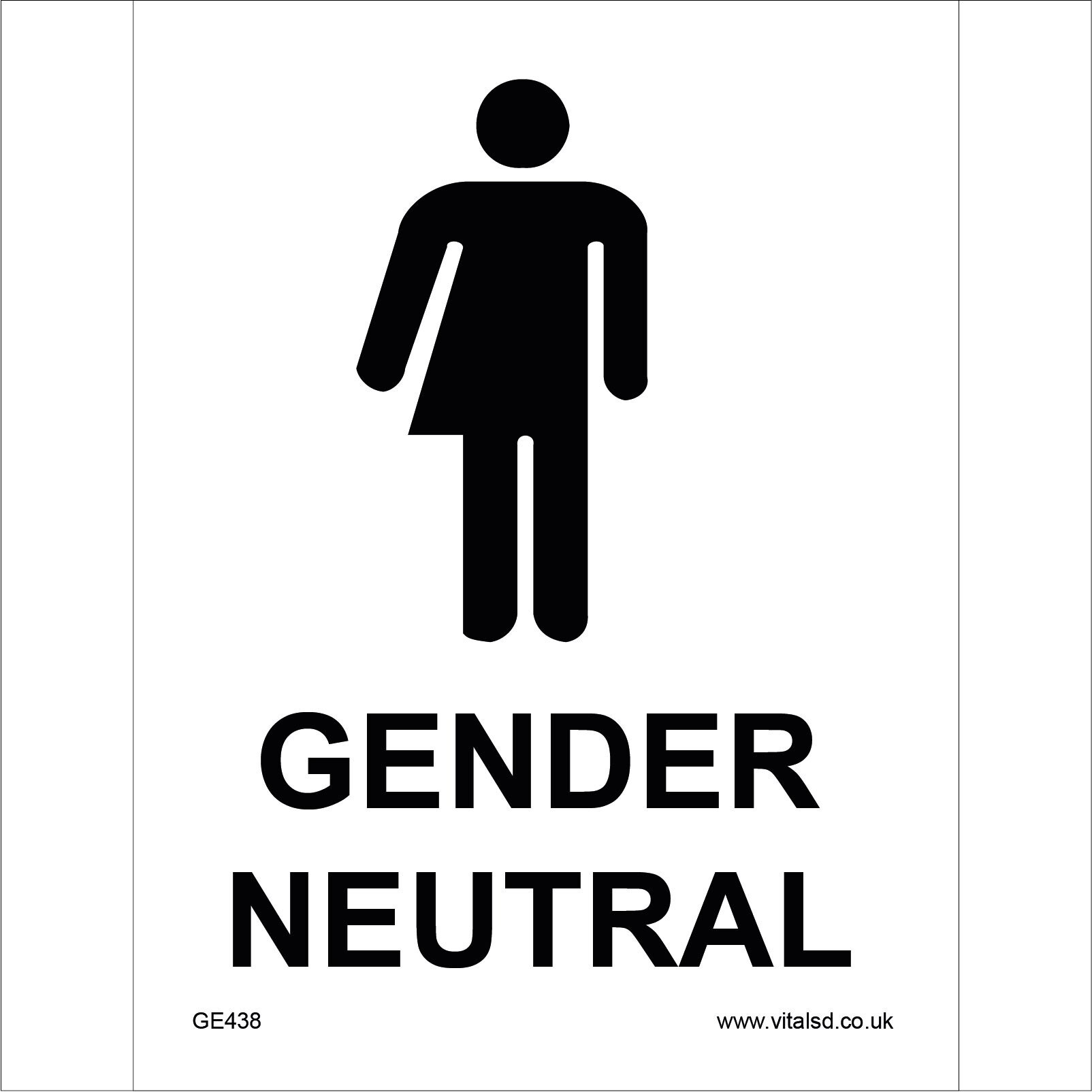 (150 x 200mm - 6 x 8, Sticker / Sav - White Background) GE438 Gender ...
