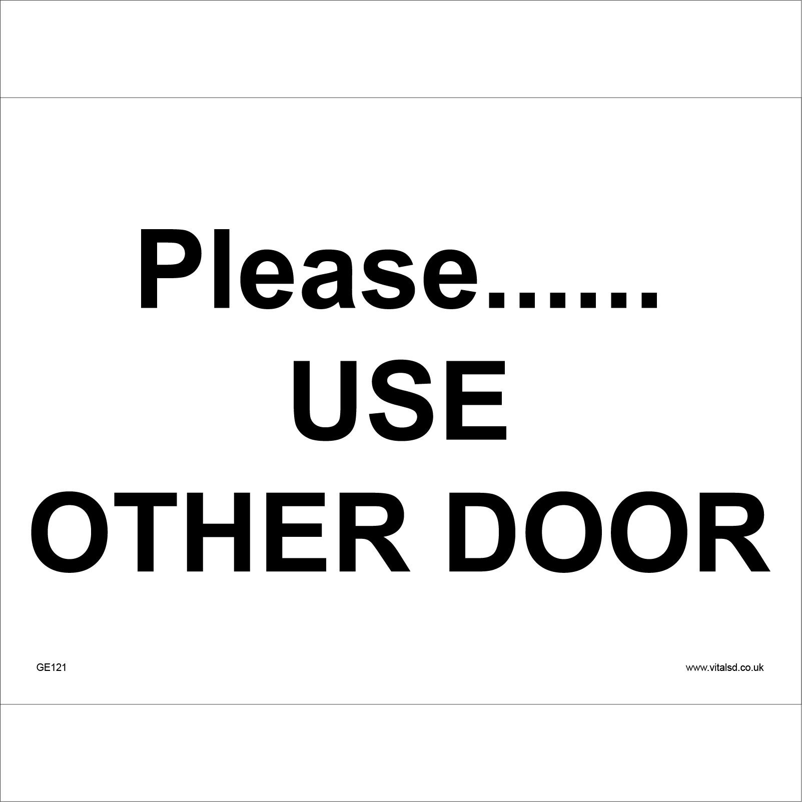 (400 x 300mm - 16 x 12, 1mm Pvc Foamex) GE121 Please Use Other Door ...