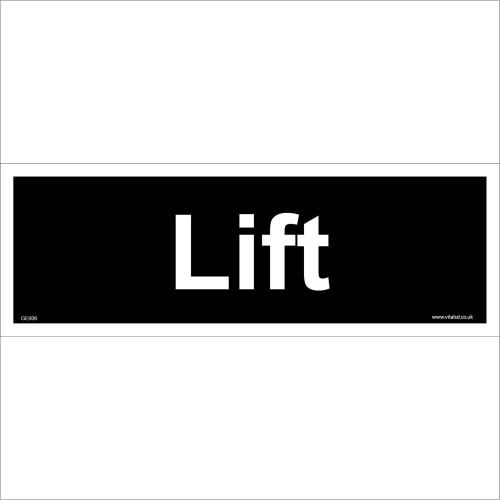 (150 x 50mm - 6 x 2, Magnetic - Vehicle Grade) GE606 Lift SIGN Door ...