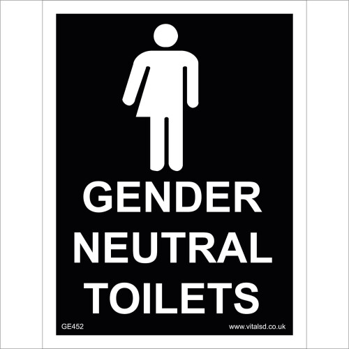 (450 x 600mm - 18 x 24, Sticker / Sav - White Background) GE452 Gender ...