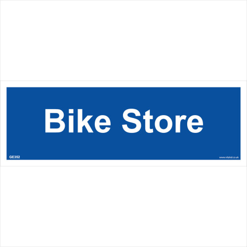(600 x 200mm - 24 x 8, Sticker / Sav - White Background) GE352 Bike ...