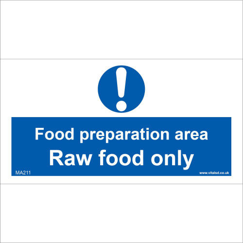 (600 x 300mm - 24 x 12, Sticker / Sav - White Background) MA211 Food ...