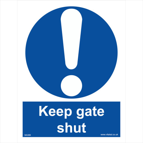 (200 x 300mm - 8 x 12, 3mm Standard Foamex Foamboard) MA399 Keep Gate ...