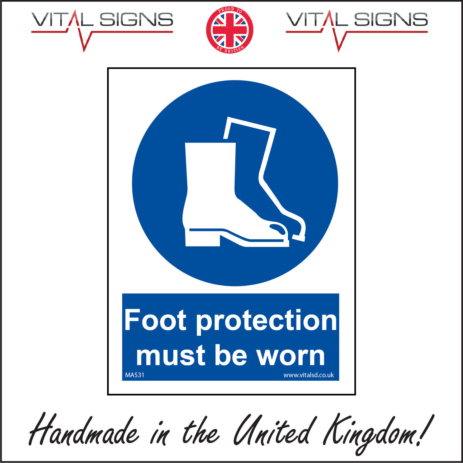 (150 x 200mm - 6 x 8, Sticker / Sav - White Background) MA531 Foot ...