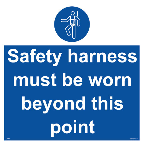 (400 x 400mm - 16 x 16, Sticker / Sav - White Background) MA446 Safety ...