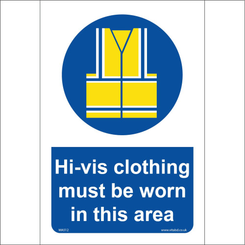 (450 x 600mm - 18 x 24, Magnetic - Vehicle Grade) MA512 Hi Vis Clothing ...